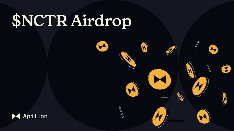 $NCTR Airdrop rewards Web3 builders on the Apillon platform